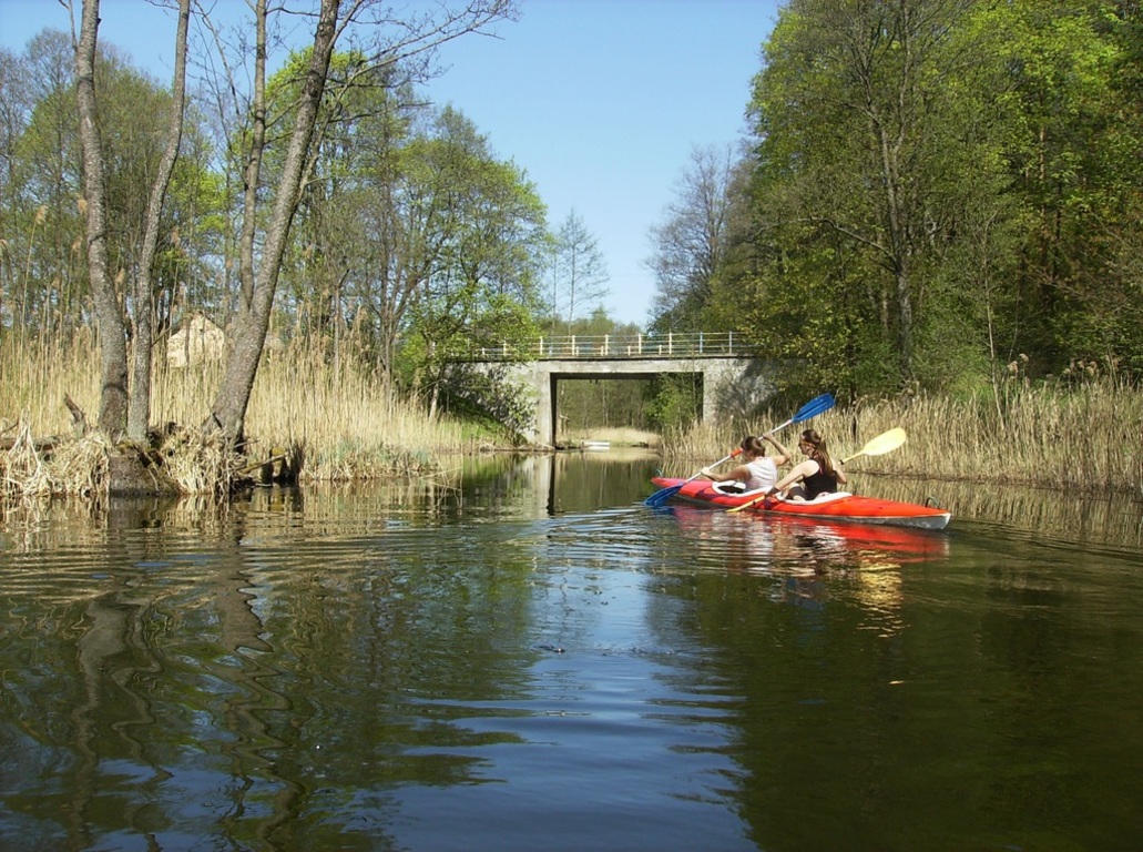 Gmina Węgorzewo - rzeka Sapina